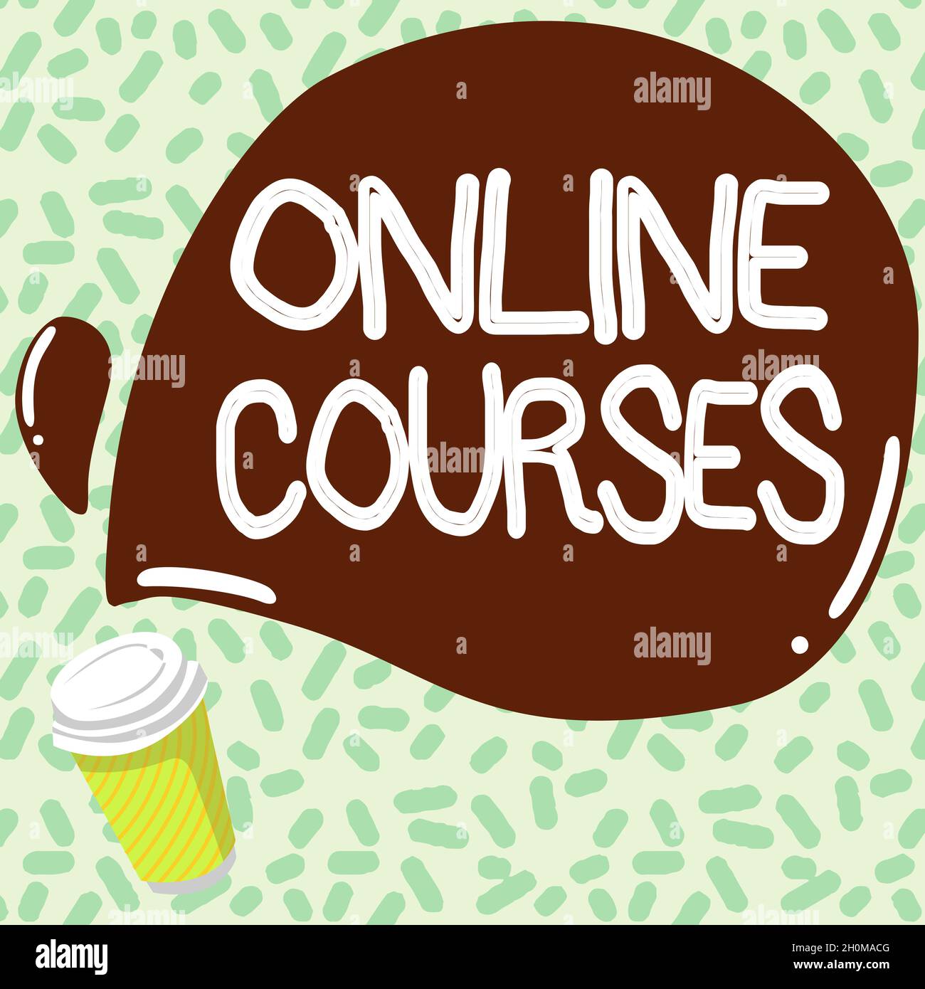 Sign displaying Online Courses. Business approach Revolutionizing ...