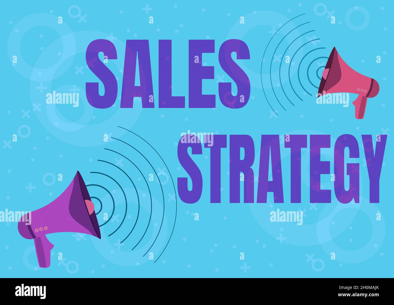Sign displaying Sales Strategy. Business approach Plan for reaching and ...