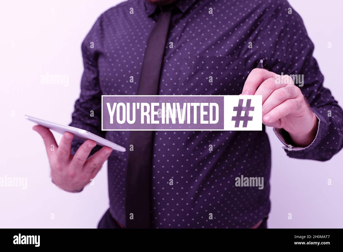 Text caption presenting You Re Invited. Business concept make a polite ... Text caption presenting You Re Invited. Business concept make a polite ...