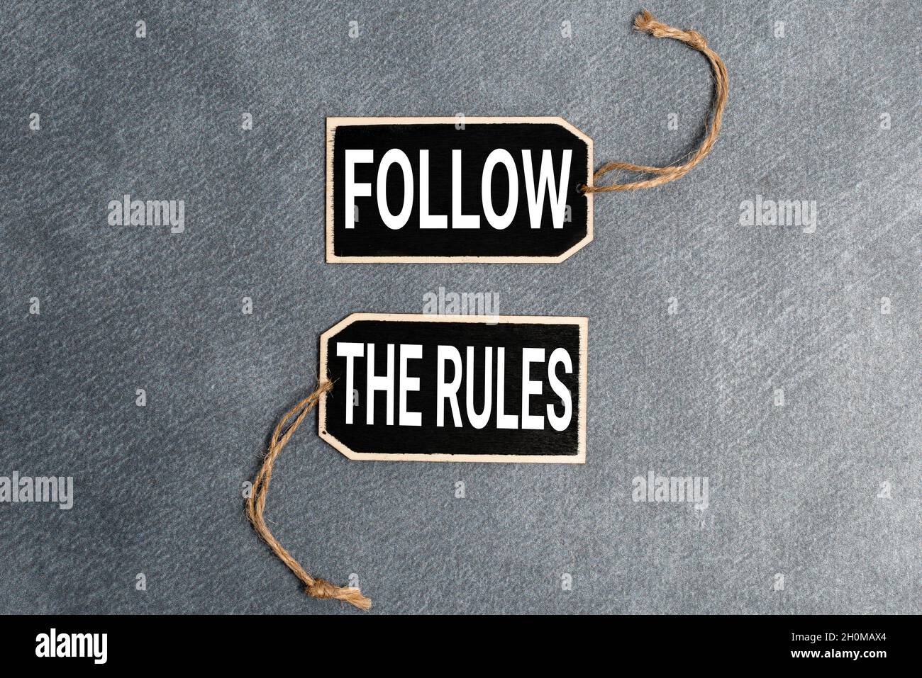 Handwriting text Follow The Rules. Conceptual photo go with regulations ...