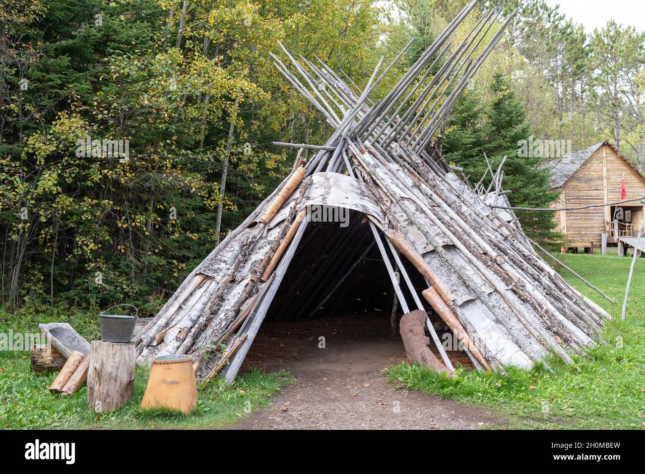 Ojibwe Native American Home