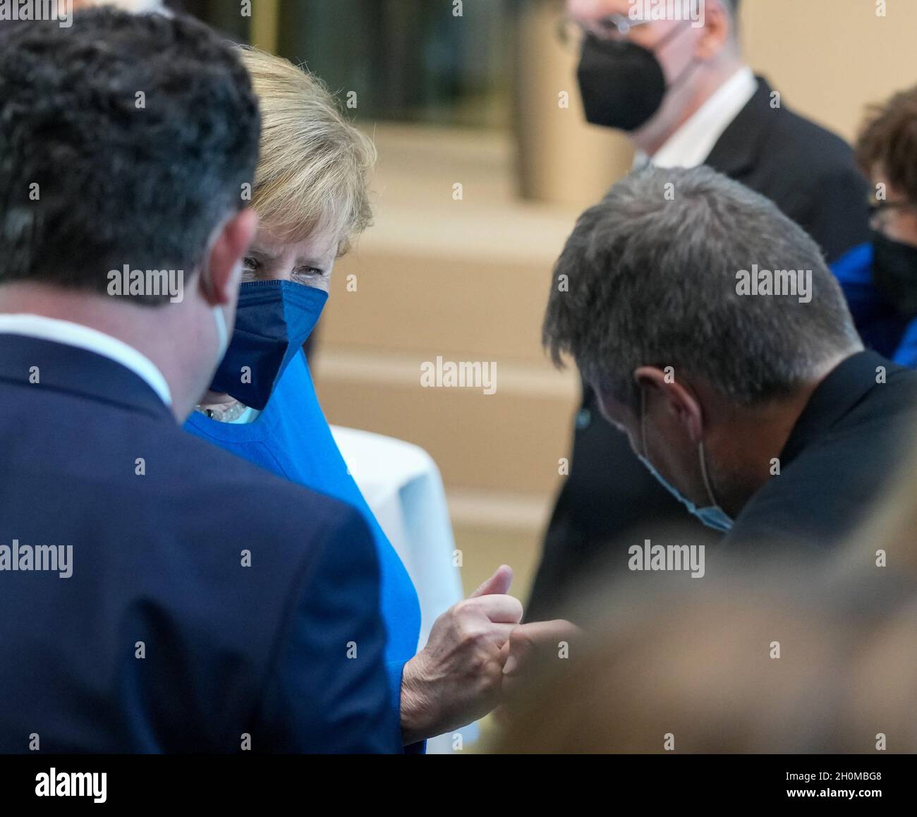 Berlin, Germany. 13th Oct, 2021. Chancellor Angela Merkel (CDU ...