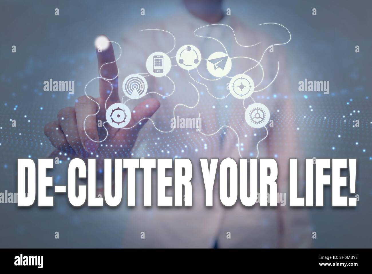 Text caption presenting De Clutter Your Life. Business concept remove unnecessary items from ...