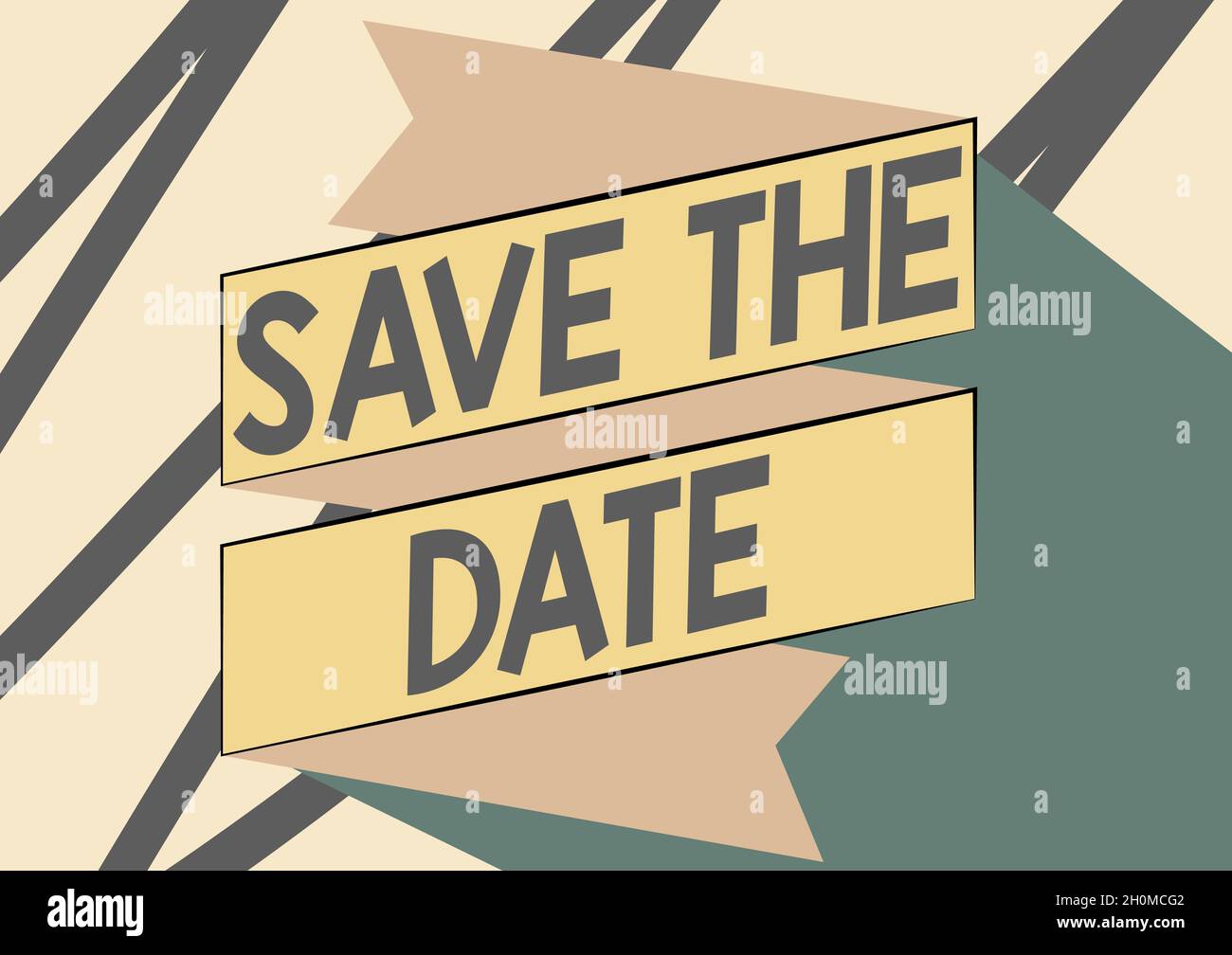 Text showing inspiration Save The Date. Business concept remember not schedule anything else on ...