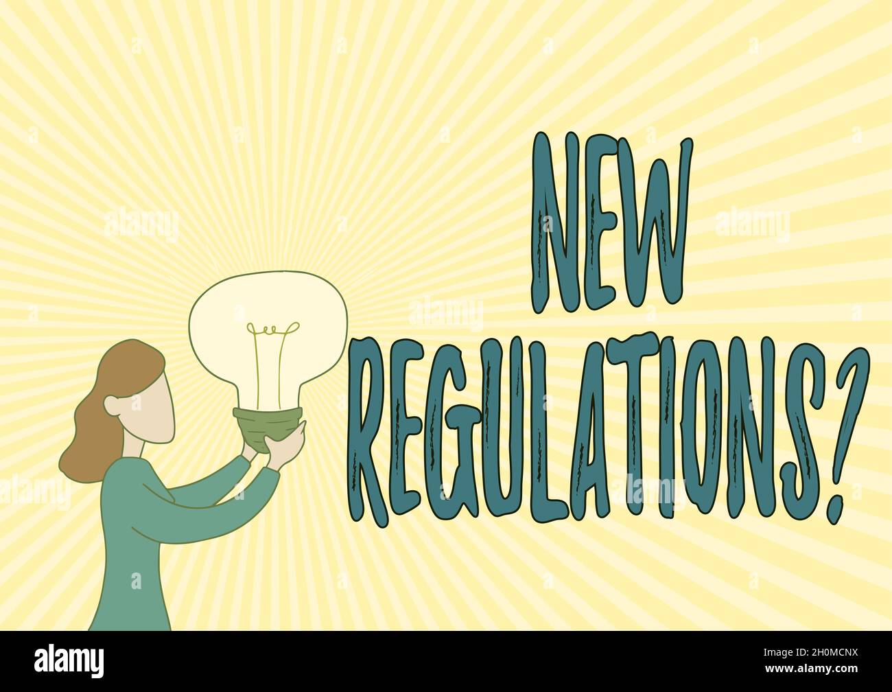 Writing displaying text New Regulations Question. Business idea rules ...