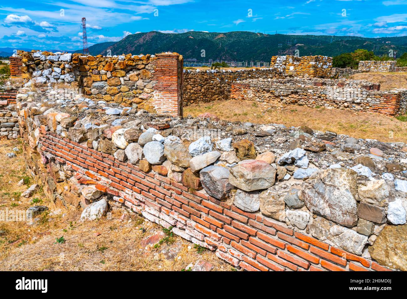 Roman castrum Diana Fortress, built in 101 AD in Kladovo, Eastern ...