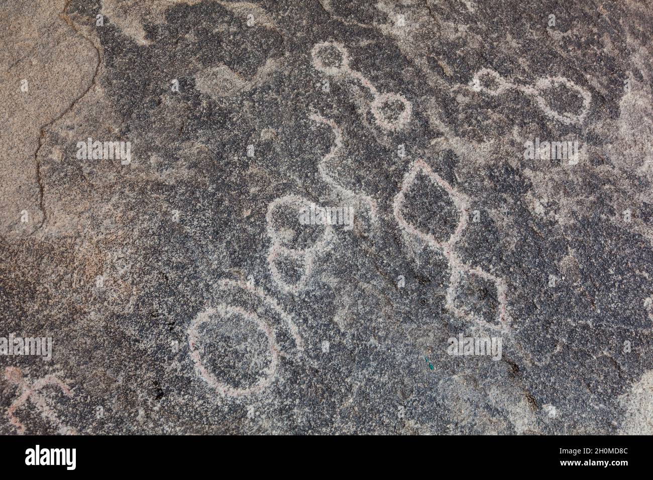 Joshua Tree National Park Native American Pictographs Stock Photo - Alamy