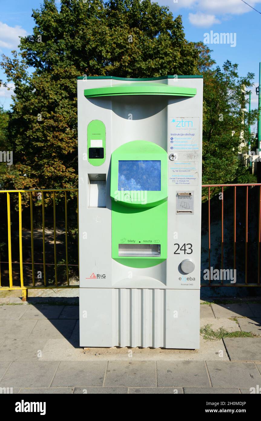Poland public transport ticket machine hi-res stock photography and ...