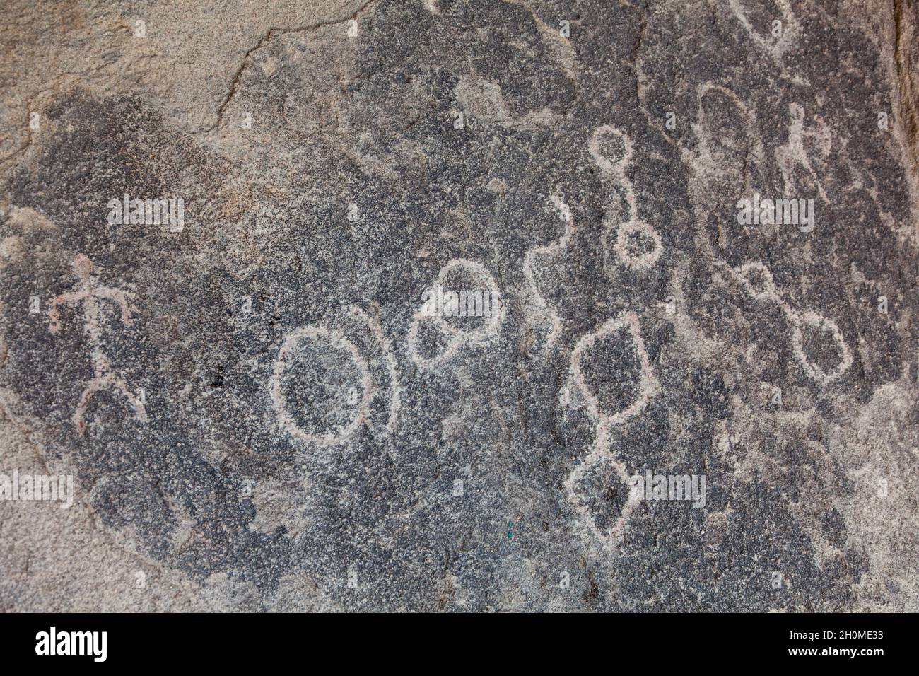 Joshua Tree National Park Native American Pictographs Stock Photo - Alamy