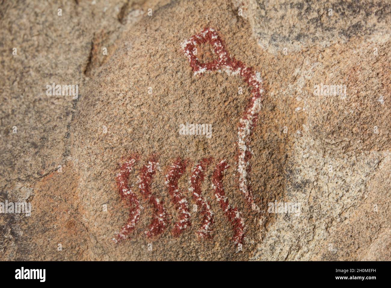 Joshua Tree National Park Native American Pictographs Stock Photo - Alamy