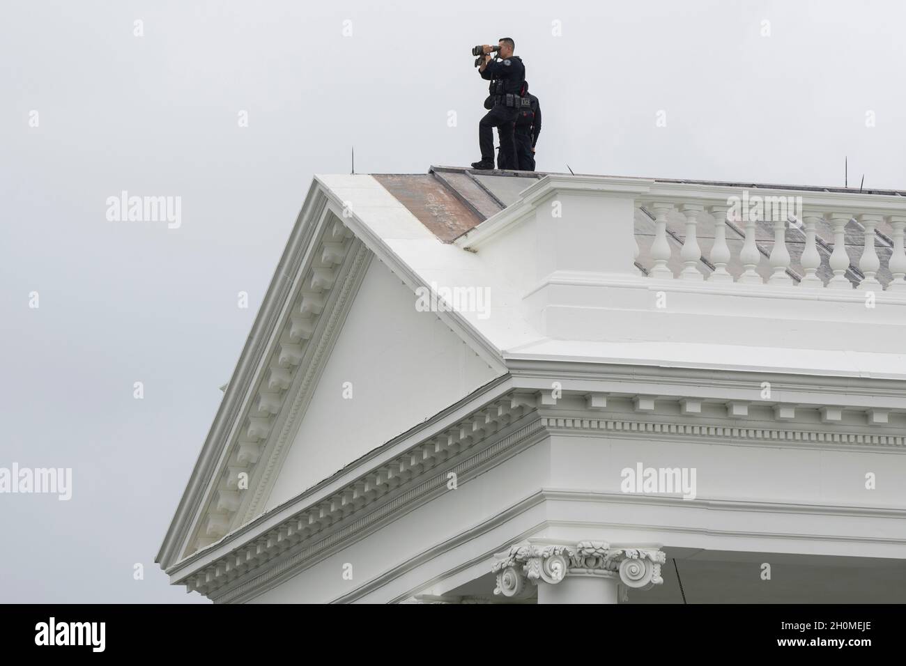 White House Secret Service On Roof 110+ White House With Secret