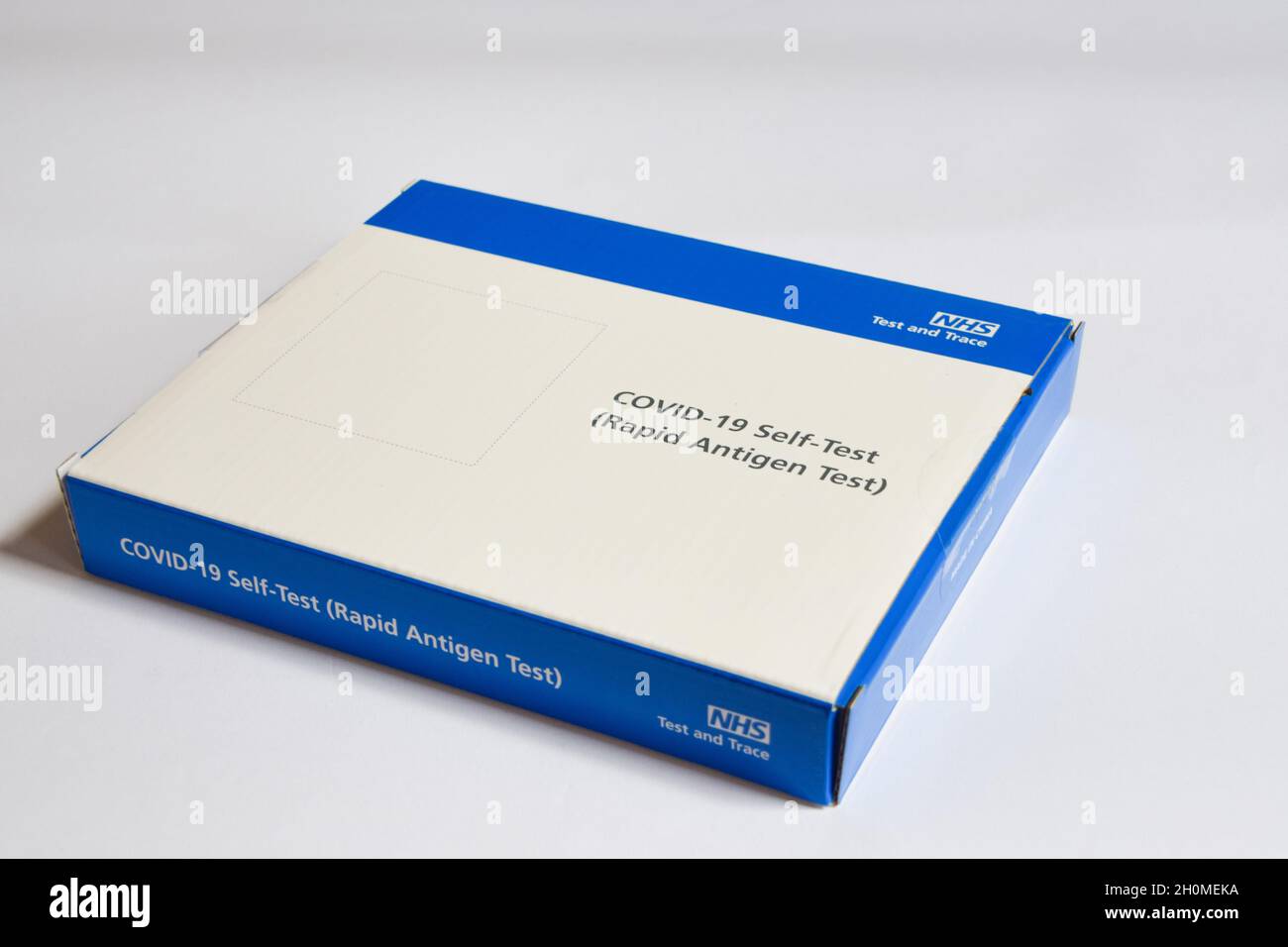 An NHS coronavirus home test kit. Twice-weekly lateral flow tests have ...