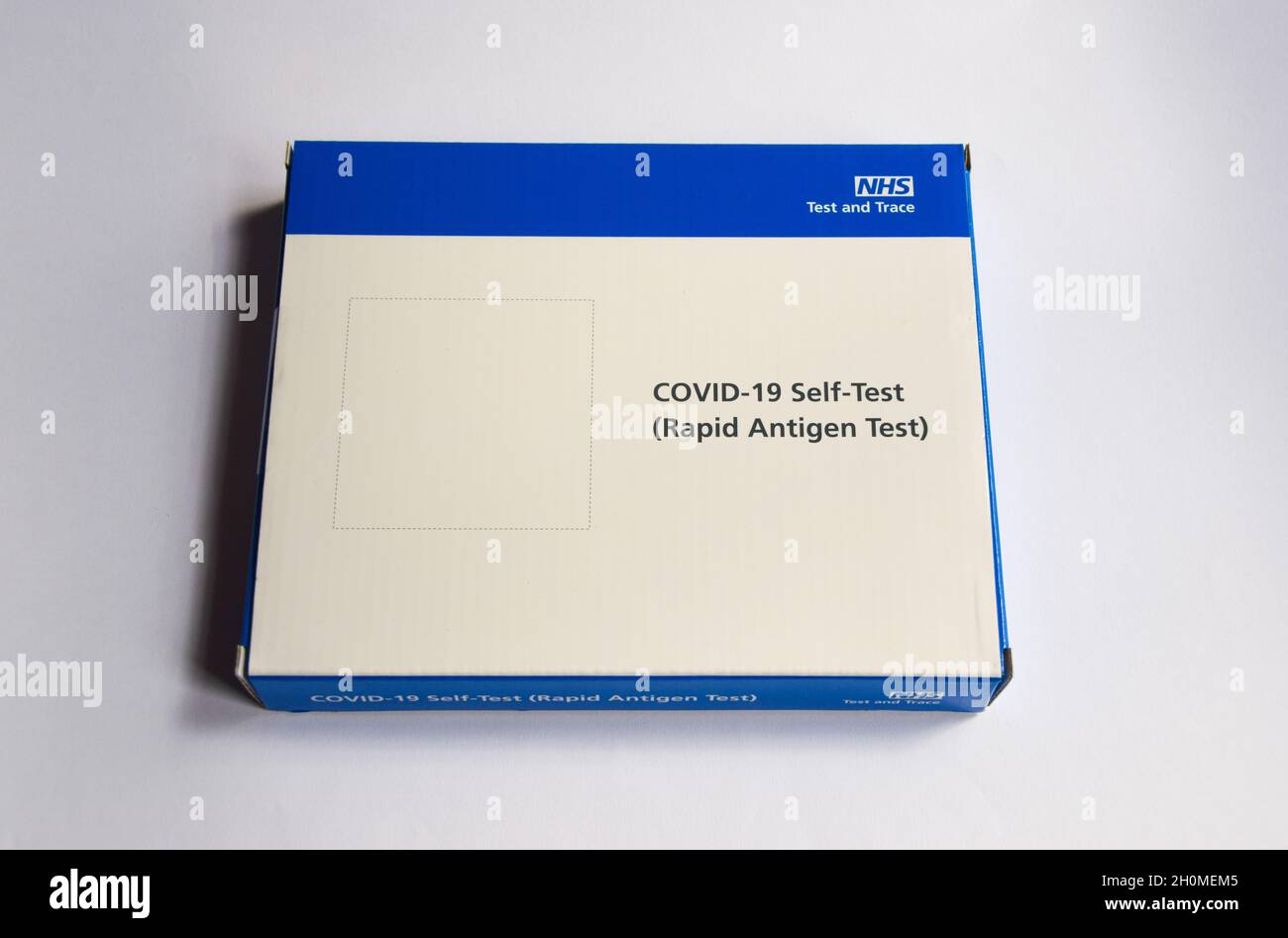 An NHS coronavirus home test kit. Twice-weekly lateral flow tests have ...