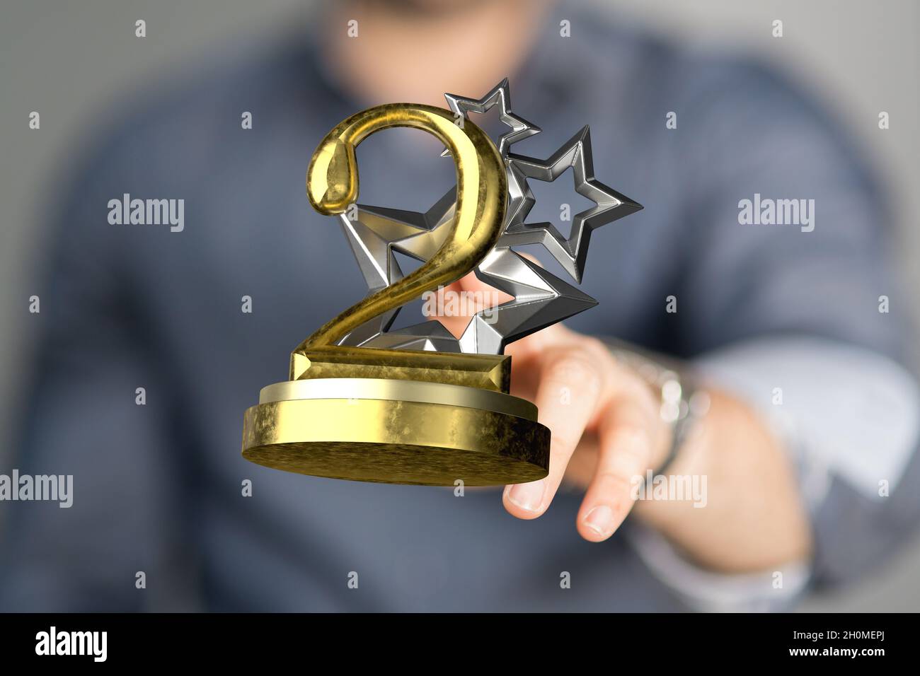 Rank 2 ribbon hi-res stock photography and images - Alamy