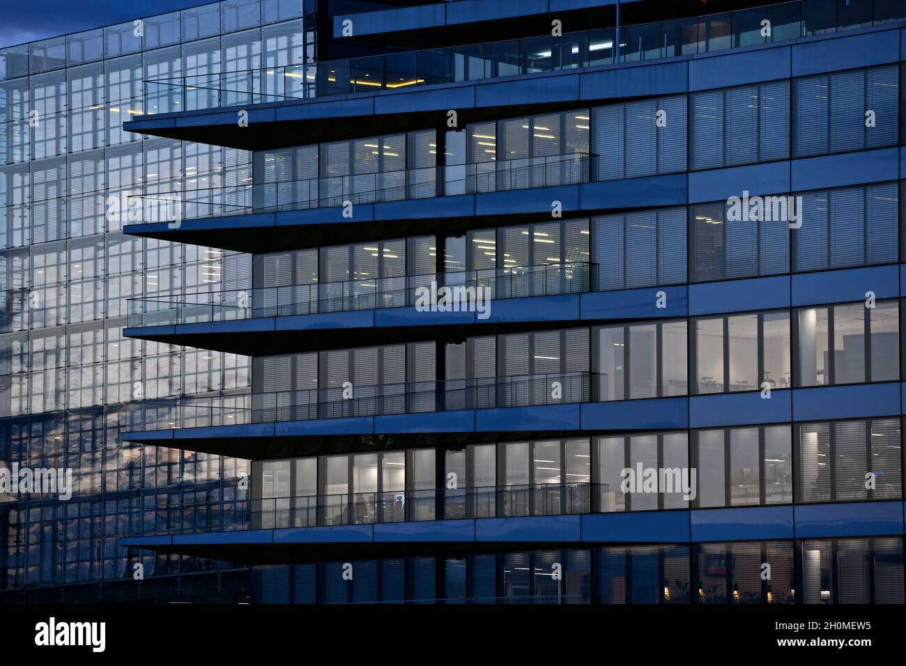 Modern glass architecture in london 2021 Stock Photo - Alamy