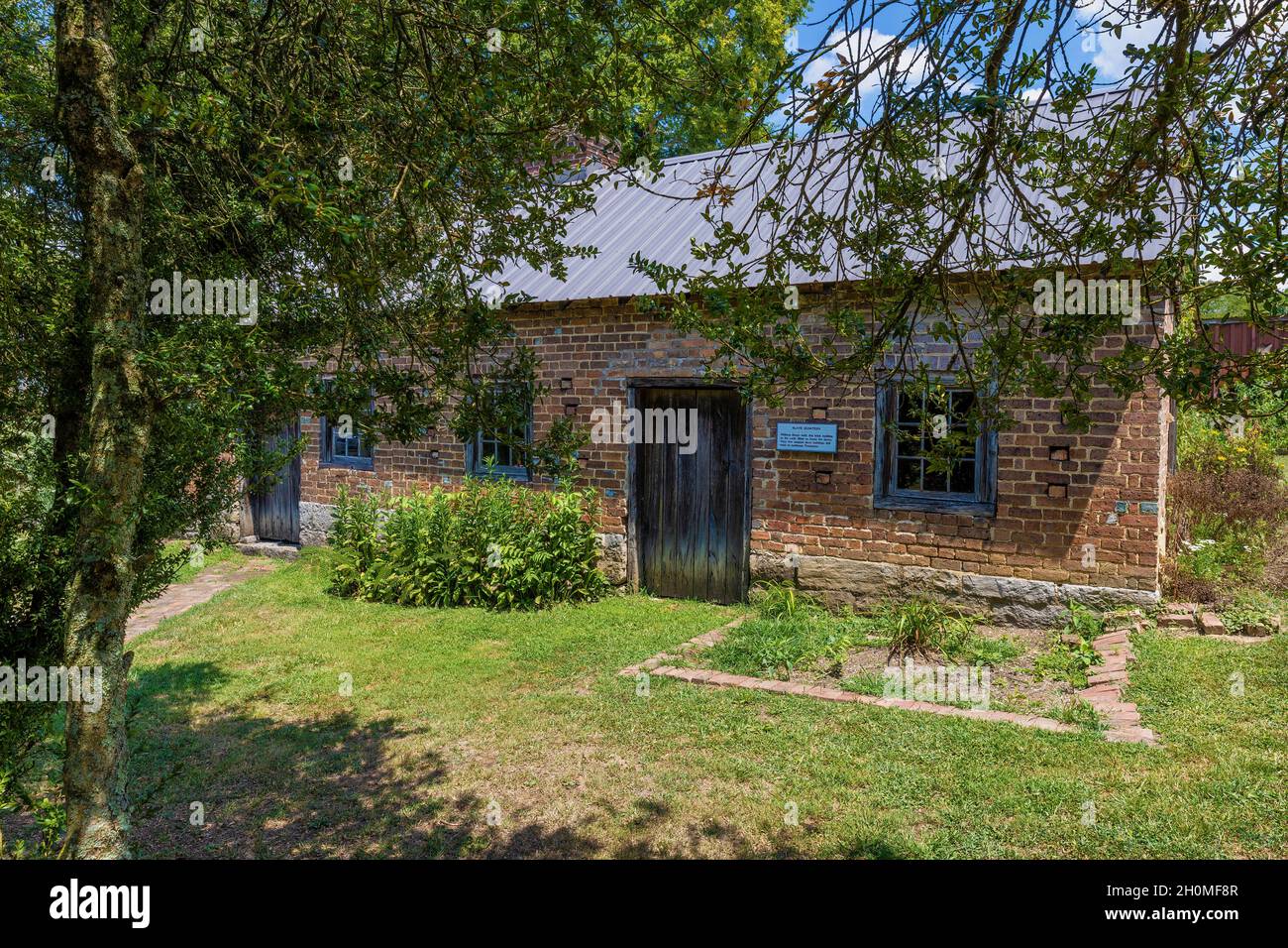 Blountville, Tennessee, USA - August 14, 2021: Slave quarters built by ...