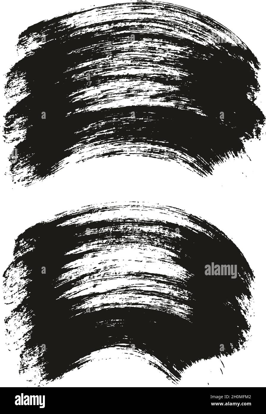 Round Brush Thick Curved Background Artist Brush High Detail Abstract ...