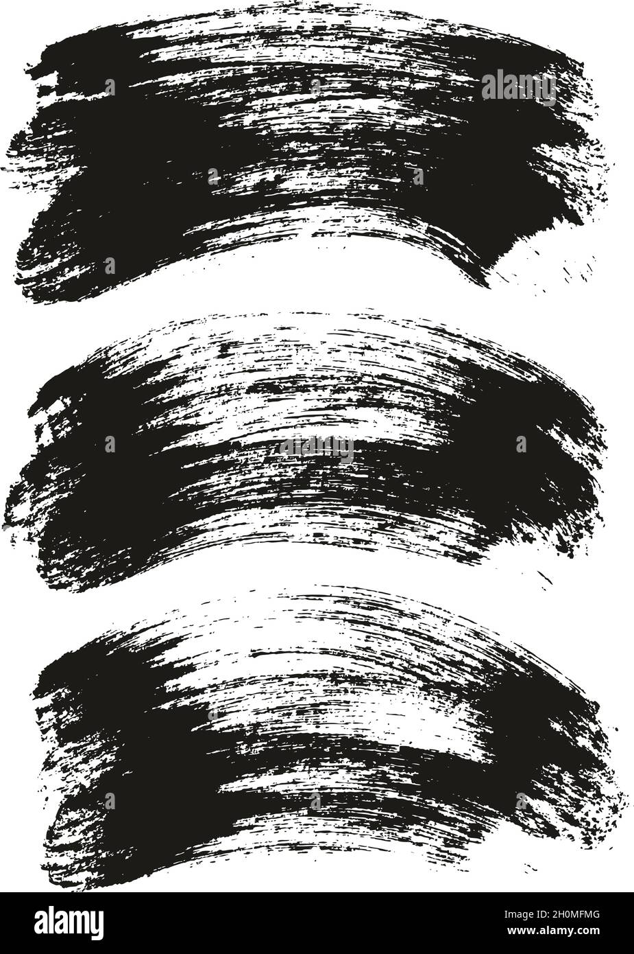 Round Brush Thick Curved Background Artist Brush High Detail Abstract ...