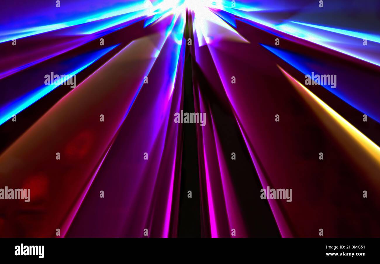 Abstract magenta purple blue splashing laser light background Stock ...
