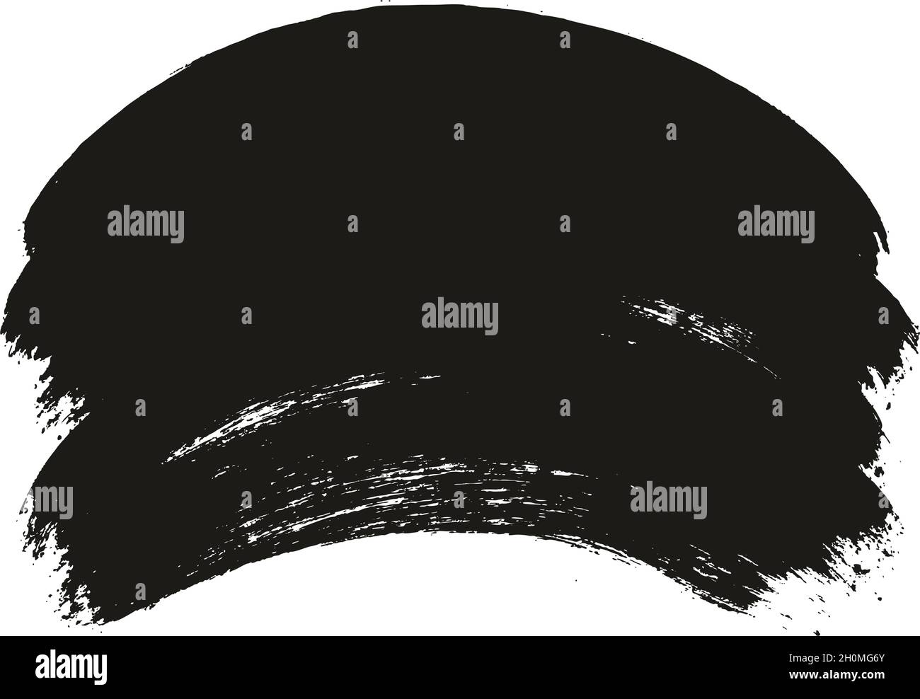 Round Brush Thick Curved Background Artist Brush High Detail Abstract ...