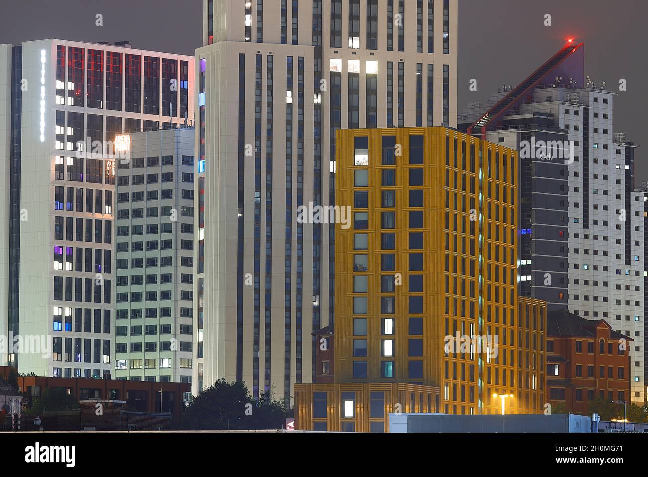 Arena Quarter in Leeds City Centre Stock Photo - Alamy