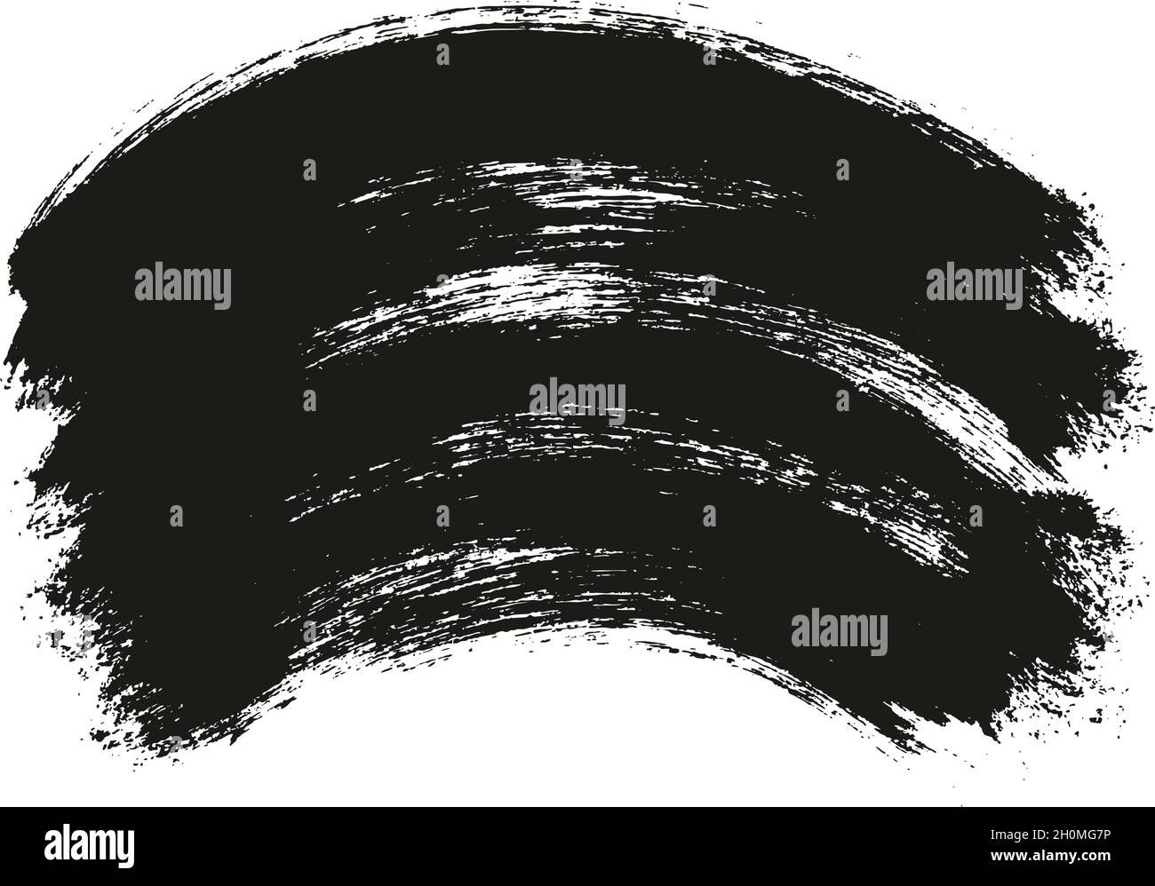Round Brush Thick Curved Background Artist Brush High Detail Abstract ...