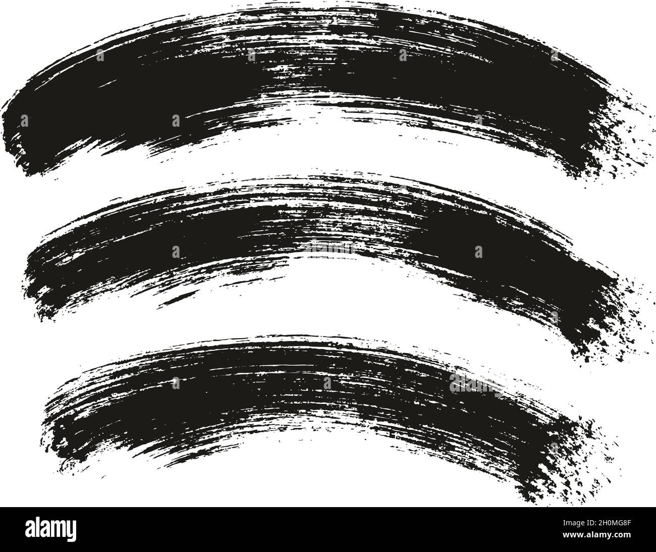 Round Brush Thick Curved Background Artist Brush High Detail Abstract ...