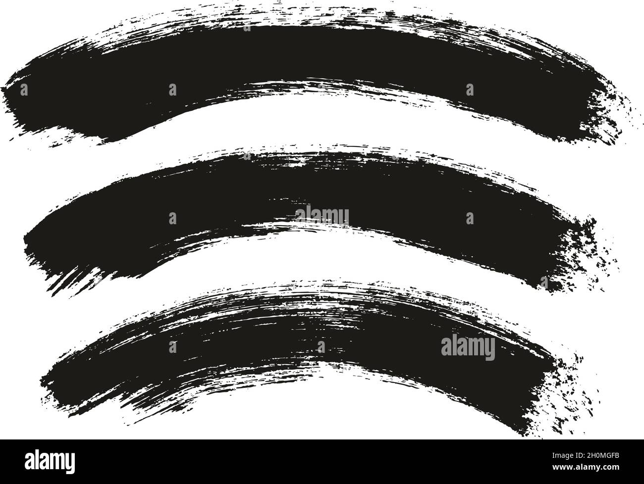 Round Brush Thick Curved Background Artist Brush High Detail Abstract ...