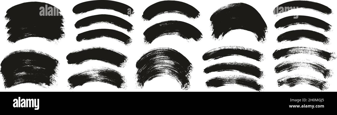 Round Brush Thick Curved Background Artist Brush High Detail Abstract ...
