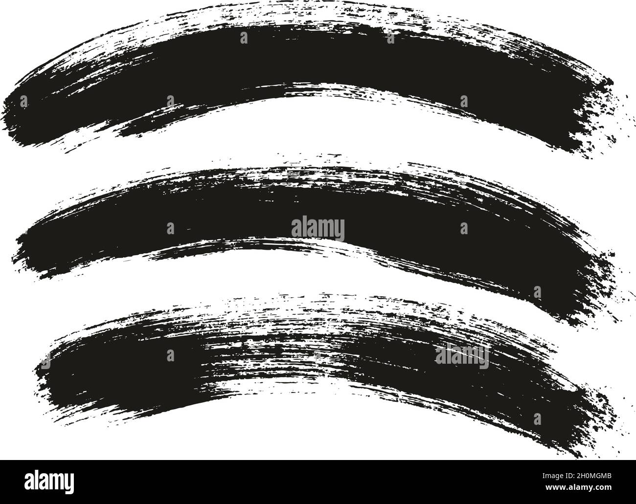 Round Brush Thick Curved Background Artist Brush High Detail Abstract ...