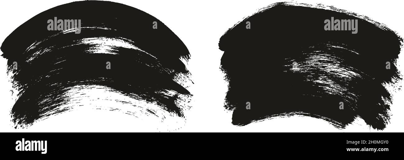 Round Brush Thick Curved Background Artist Brush High Detail Abstract ...