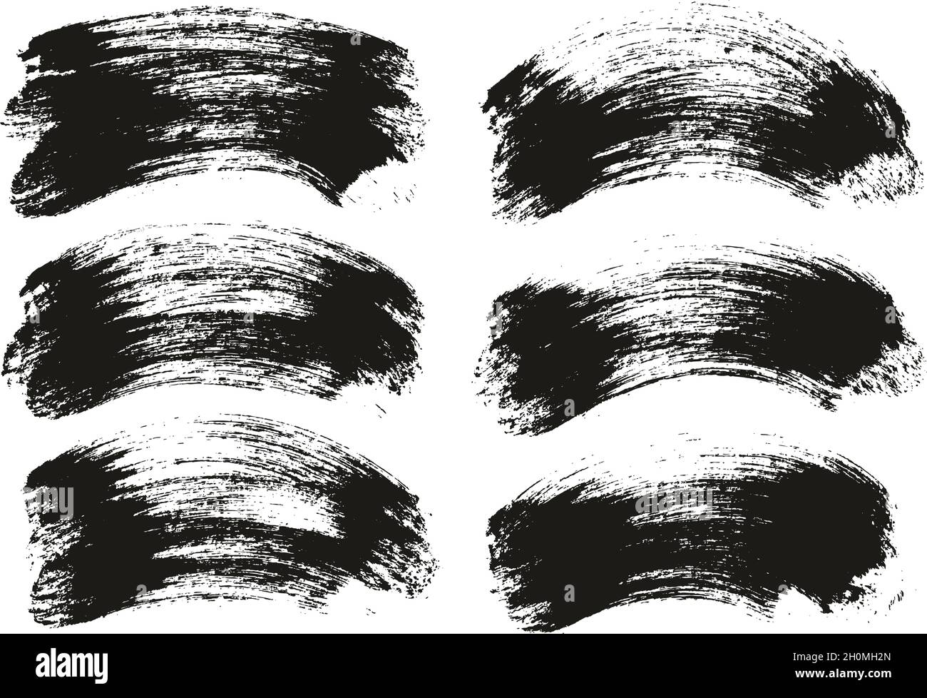 Round Brush Thick Curved Background Artist Brush High Detail Abstract ...