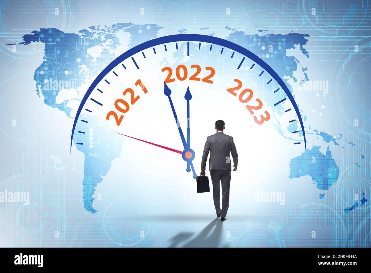 Concept of the new year of 2022 Stock Photo - Alamy