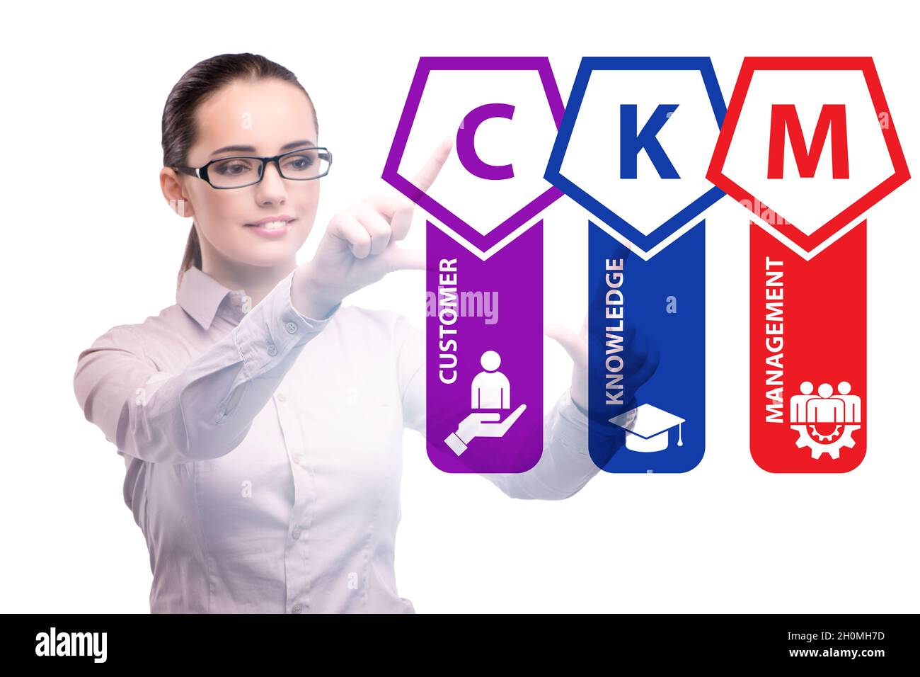 Customer knowledge management (CKM) marketing concept Stock Photo - Alamy