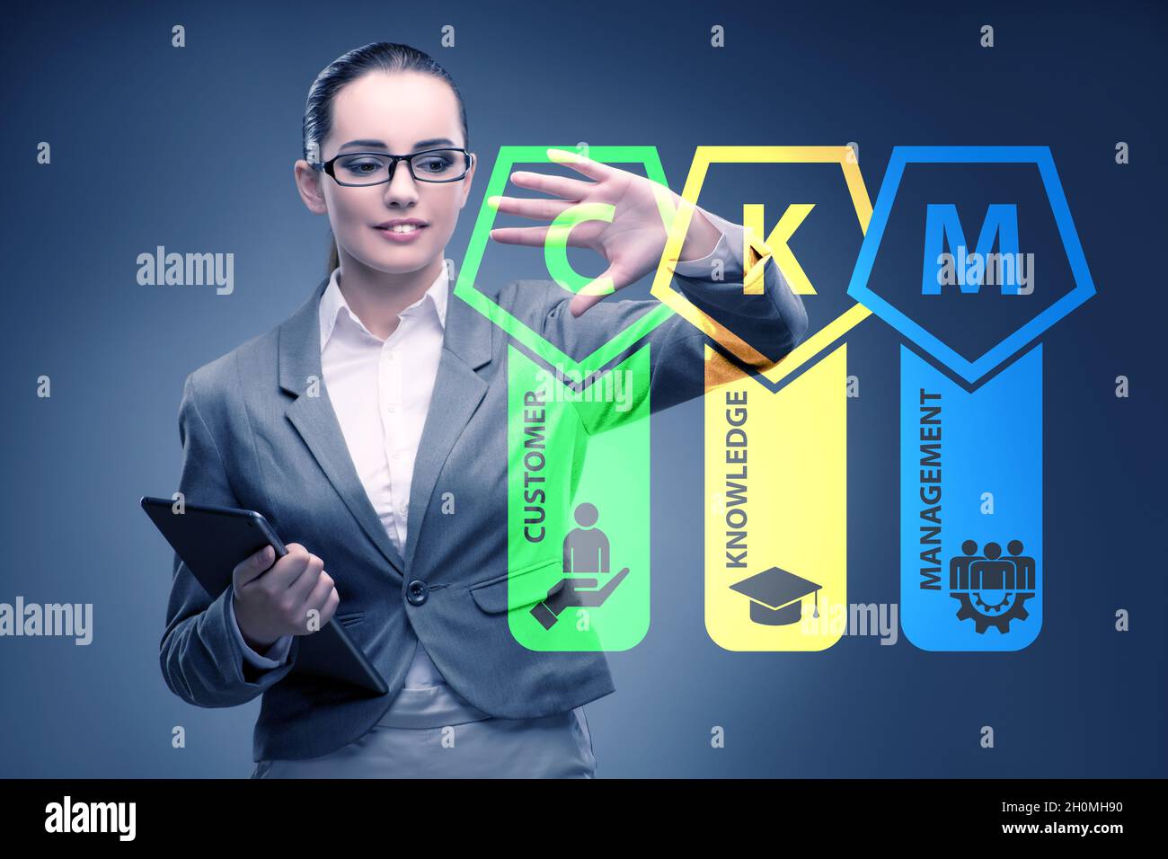Customer knowledge management (CKM) marketing concept Stock Photo - Alamy