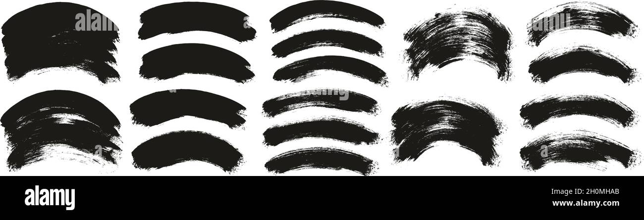 Round Brush Thick Curved Background Artist Brush High Detail Abstract ...