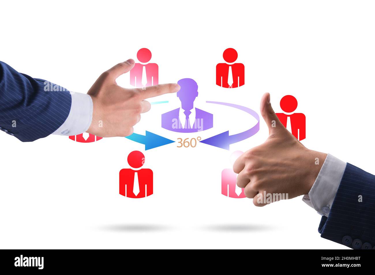 360 degree customer view for the marketing purposes Stock Photo - Alamy