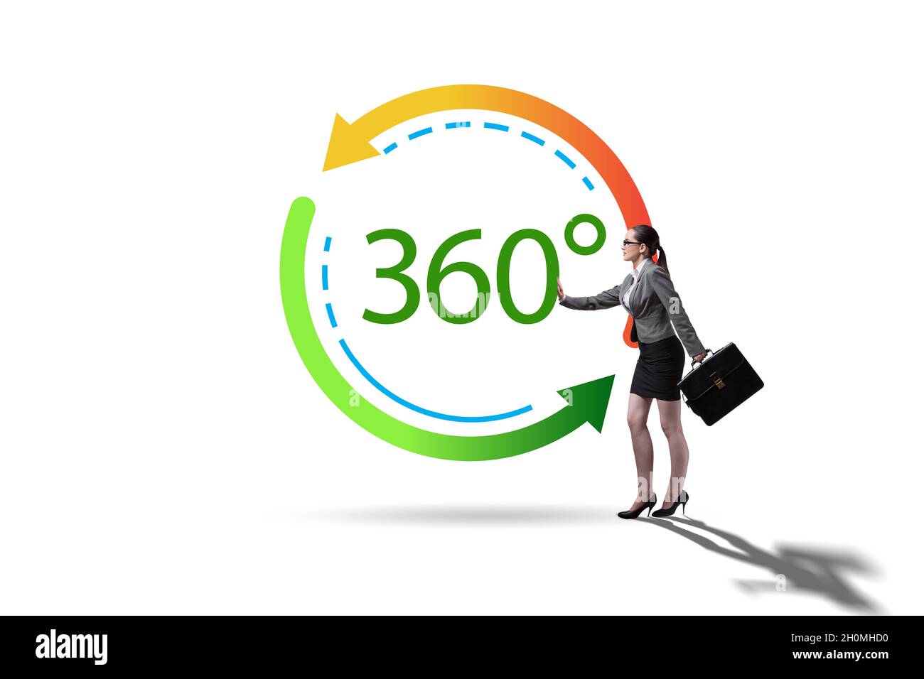 360 degree customer view for the marketing purposes Stock Photo - Alamy