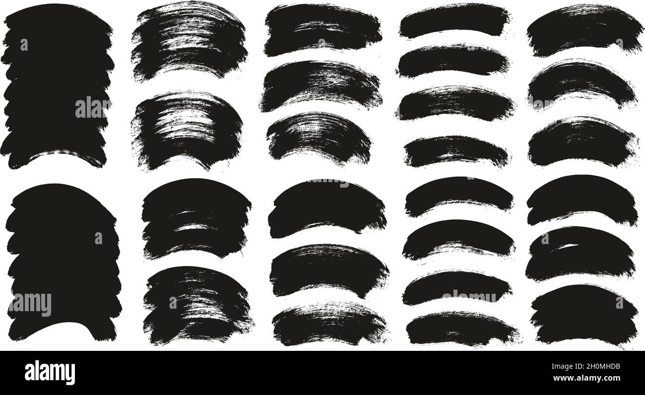 Round Brush Thick Curved Background Artist Brush High Detail Abstract ...