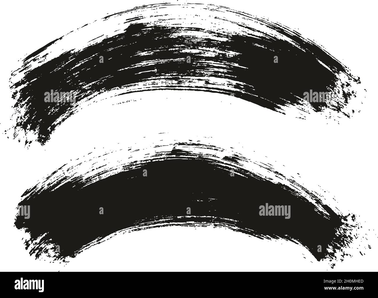 Round Brush Thick Curved Background Artist Brush High Detail Abstract ...