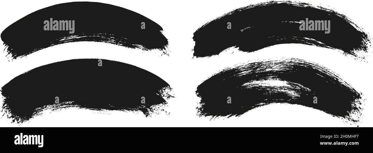 Round Brush Thick Curved Background Artist Brush High Detail Abstract ...