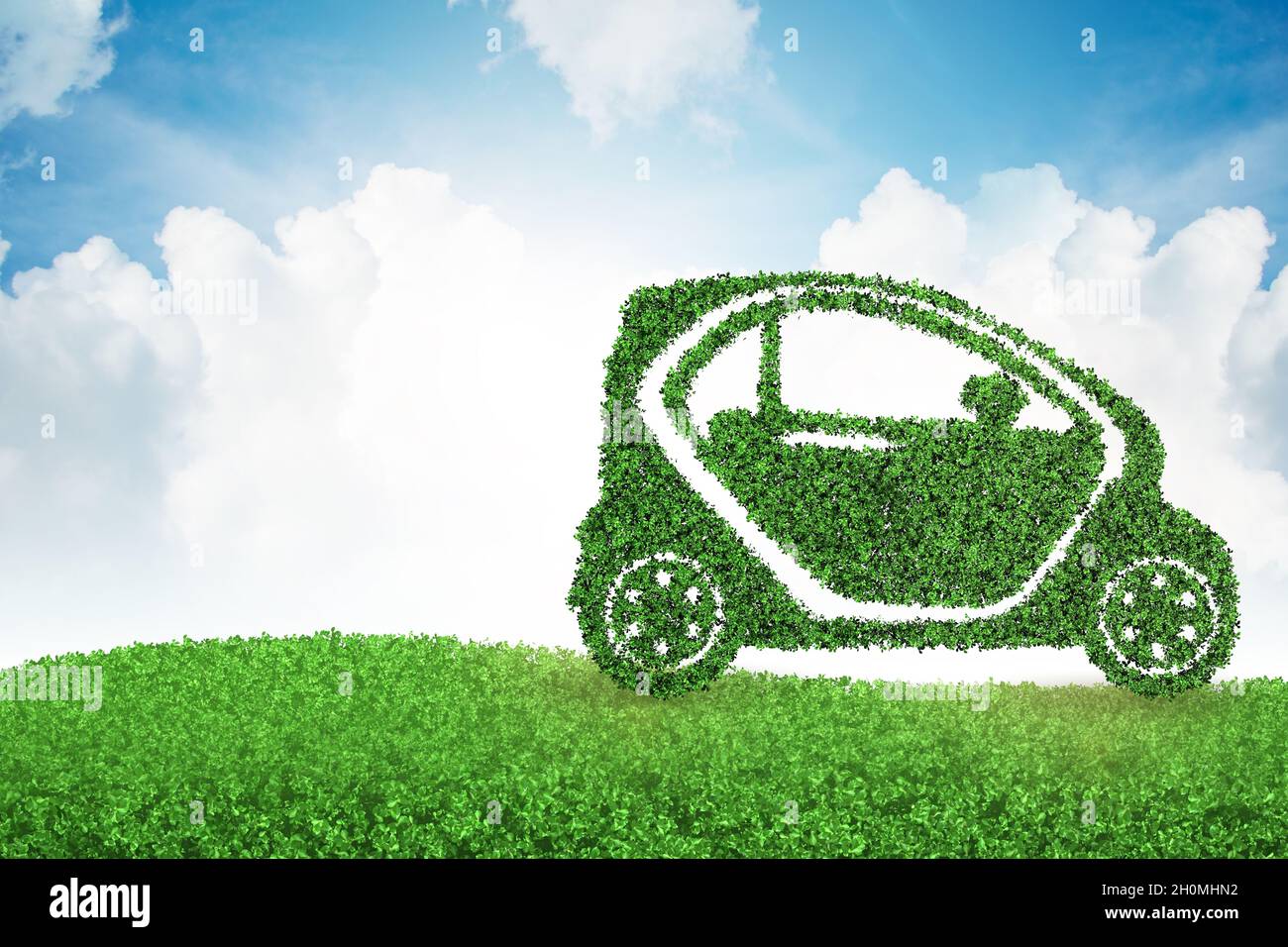 Concept of the ecological electric car Stock Photo - Alamy