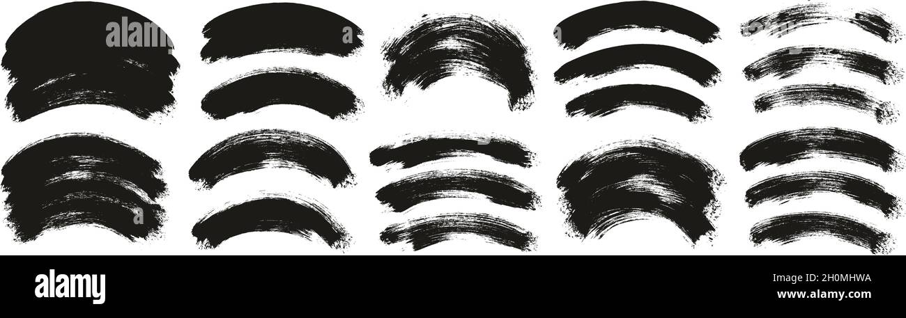 Round Brush Thick Curved Background Artist Brush High Detail Abstract ...