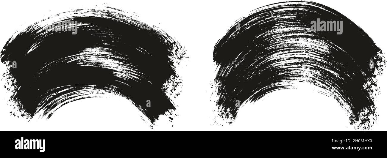 Round Brush Thick Curved Background Artist Brush High Detail Abstract ...