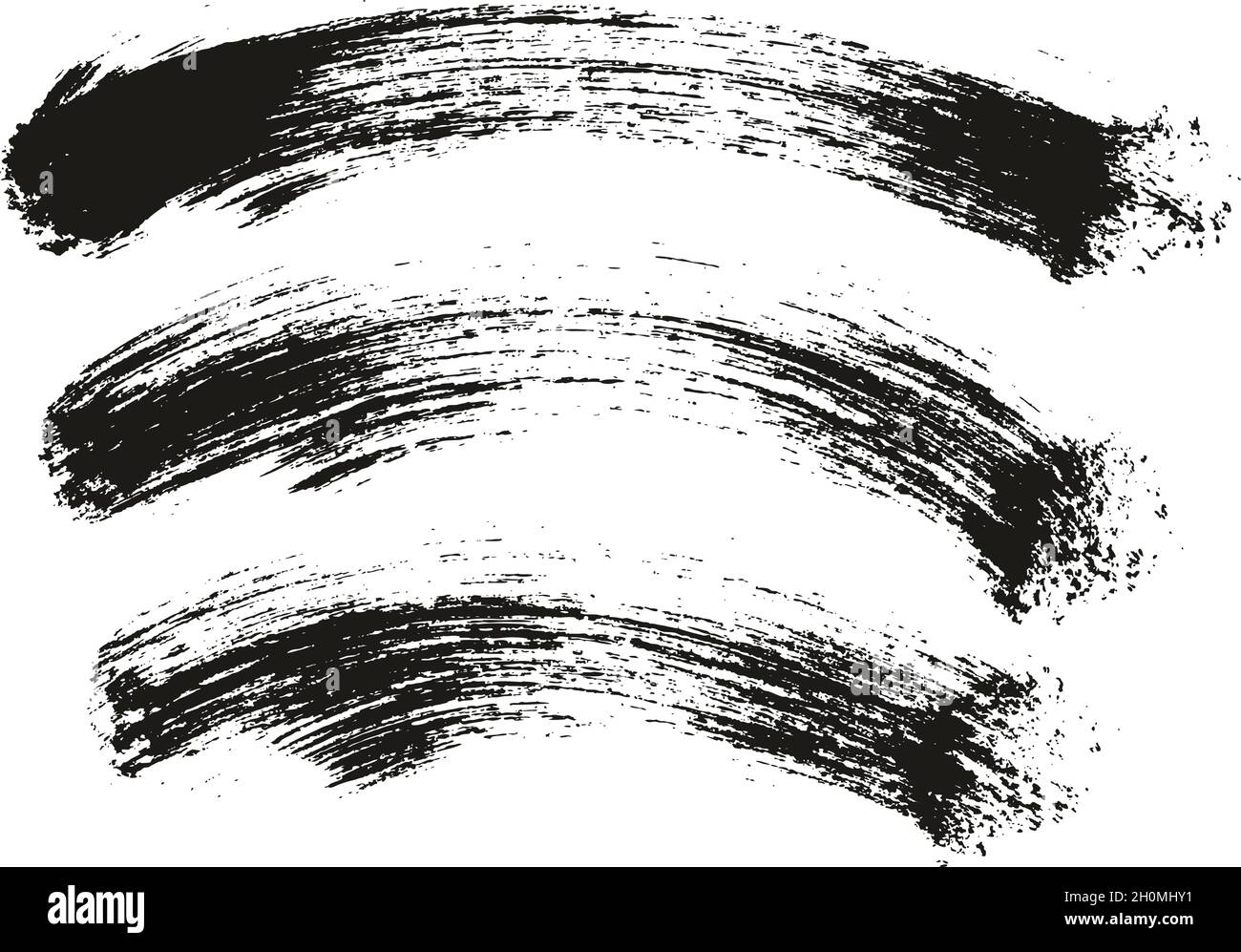 Round Brush Thick Curved Background Artist Brush High Detail Abstract ...