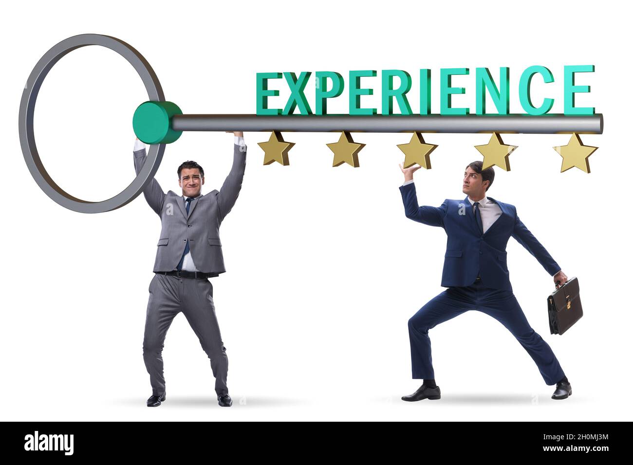 Experience and competence concept with the key Stock Photo - Alamy