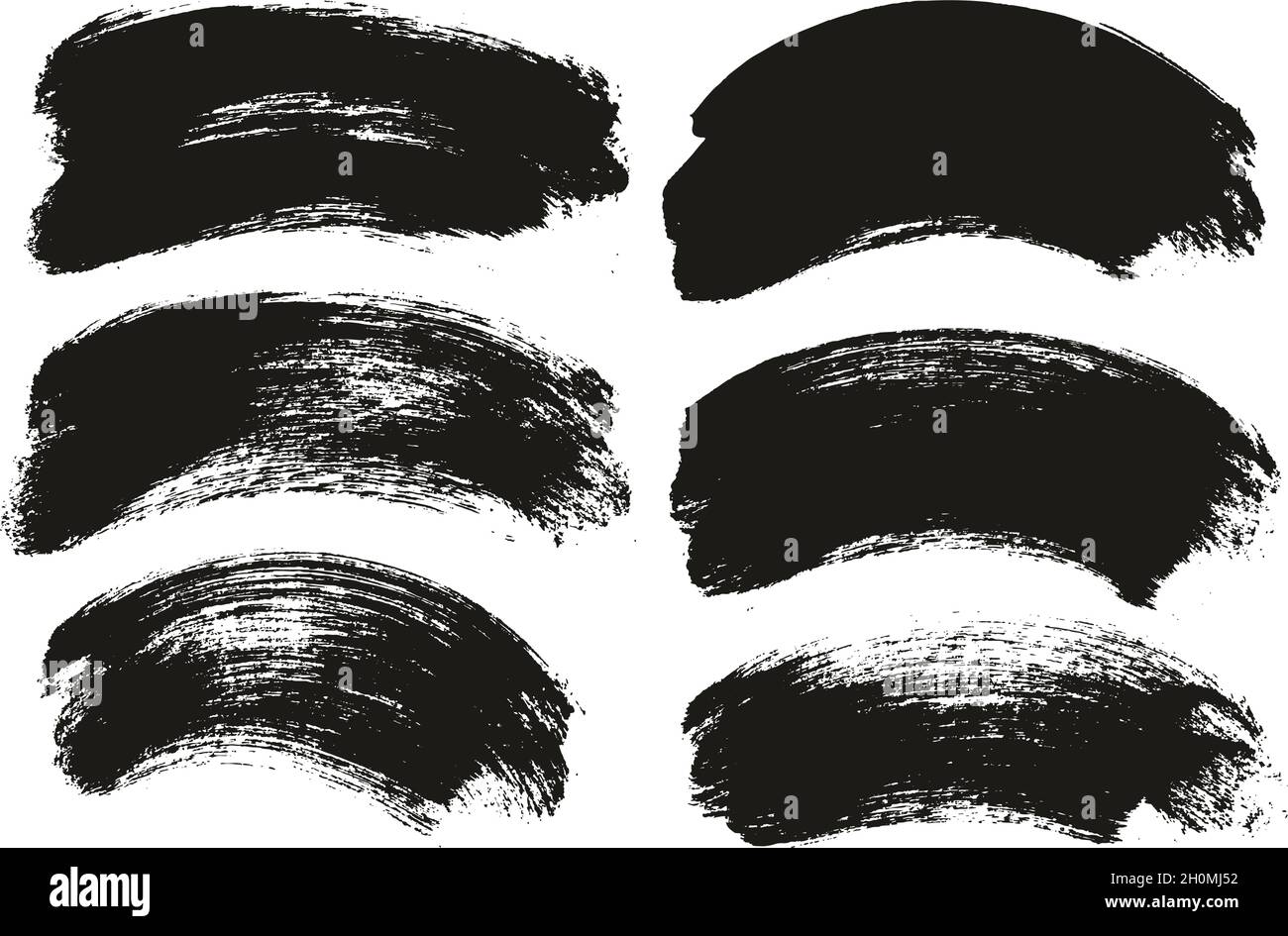 Round Brush Thick Curved Background Artist Brush High Detail Abstract ...