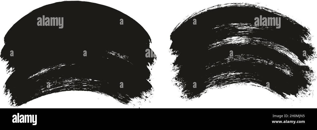 Round Brush Thick Curved Background Artist Brush High Detail Abstract ...