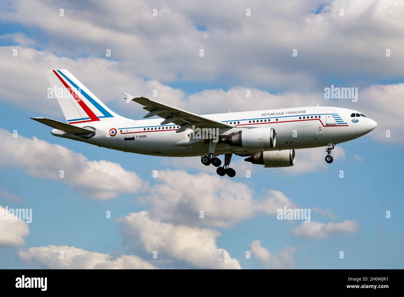 Hamburg, Germany - July 6, 2017: French Air Force vip passenger plane ...