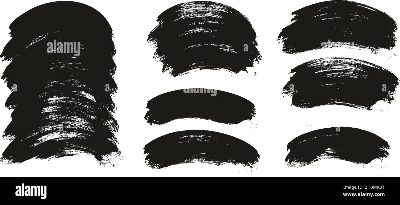 Round Brush Thick Curved Background Artist Brush High Detail Abstract ...